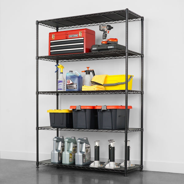 18" x 48" x 72" 5-Tier Wire Rack – Garage Cabinets Online