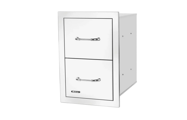 Bull Stainless Steel Double Drawer with Reveal - 56990 56990 – Garage ...