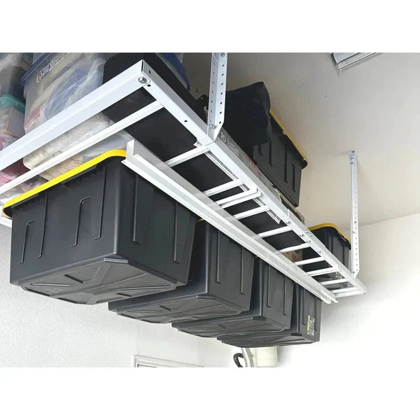 E-Z Storage 3-in-1 Heavy Duty 4’ x 8' Overhead Garage Storage System ...
