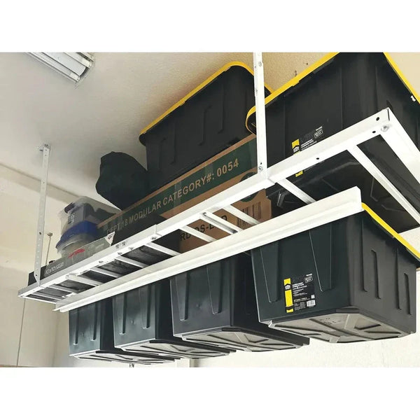 E-Z Storage 3-in-1 Heavy Duty 4’ x 8' Overhead Garage Storage System ...