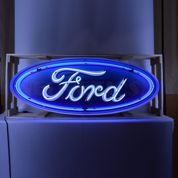 Neonetics 5 Foot Ford Oval Neon Sign In Steel Can - 9FORDC 9FORDC ...