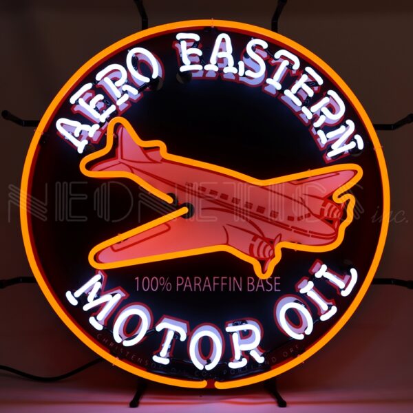 Neonetics Aero Eastern Motor Oil Neon Sign - 5GSAER 5GSAER – Garage ...