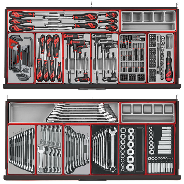 Teng Tools 1004 Piece 'Limited Edition' 37 Inch Wide 8 Drawer Black ...