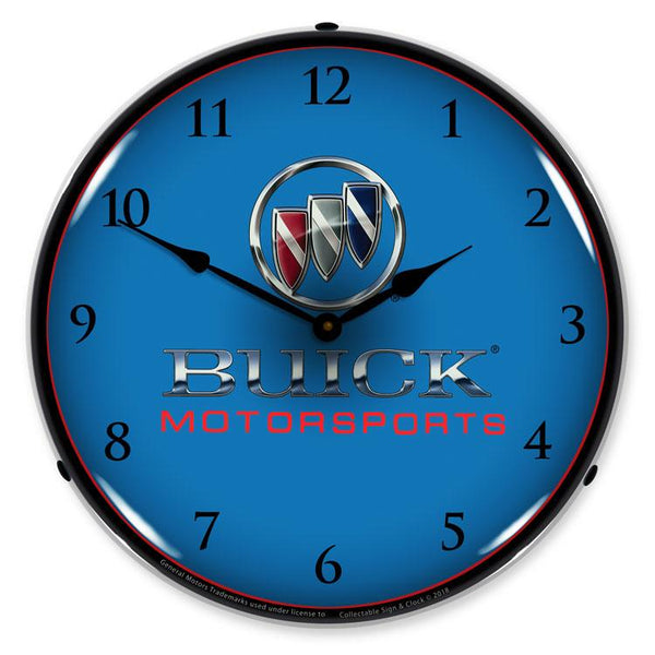 Collectable Sign and Clock - Buick Motorsports Clock GM1802832 – Garage ...