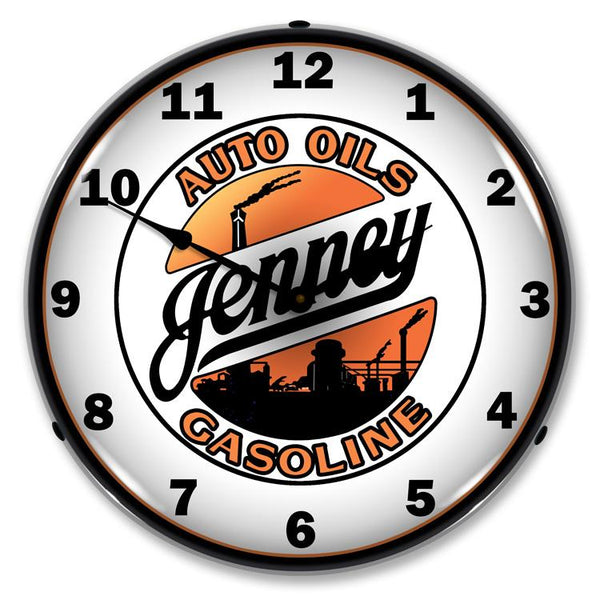 Collectable Sign and Clock - Jenny Gasoline Clock 1108328 – Garage ...
