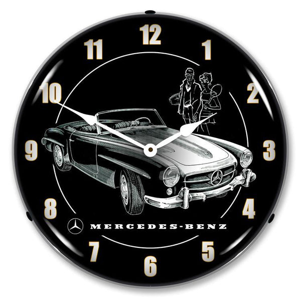 Collectable Sign and Clock - Mercedes Clock 710073 – Garage Cabinets Online