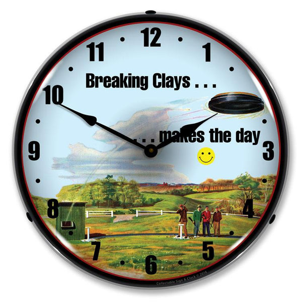 Collectable Sign and Clock - Shooting Clays Clock 1807873 – Garage ...