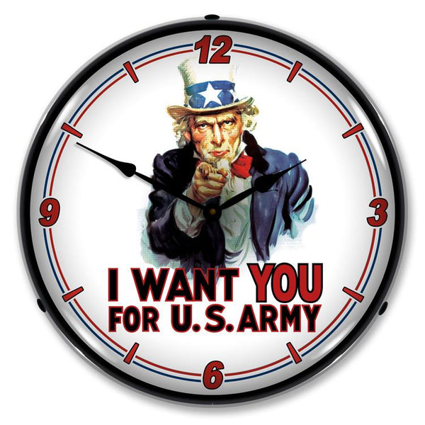 Collectable Sign and Clock - Uncle Sam Clock 710129 – Garage Cabinets ...