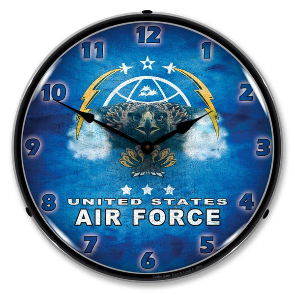 Collectable Sign and Clock - United States Air Force Clock 1407526 ...