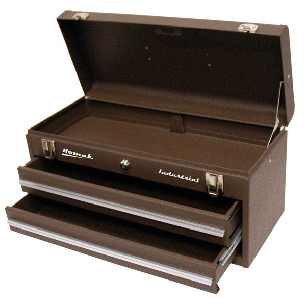 Homak 20" Industrial 2-Drawer Friction Toolbox - Brown BW00202200 ...
